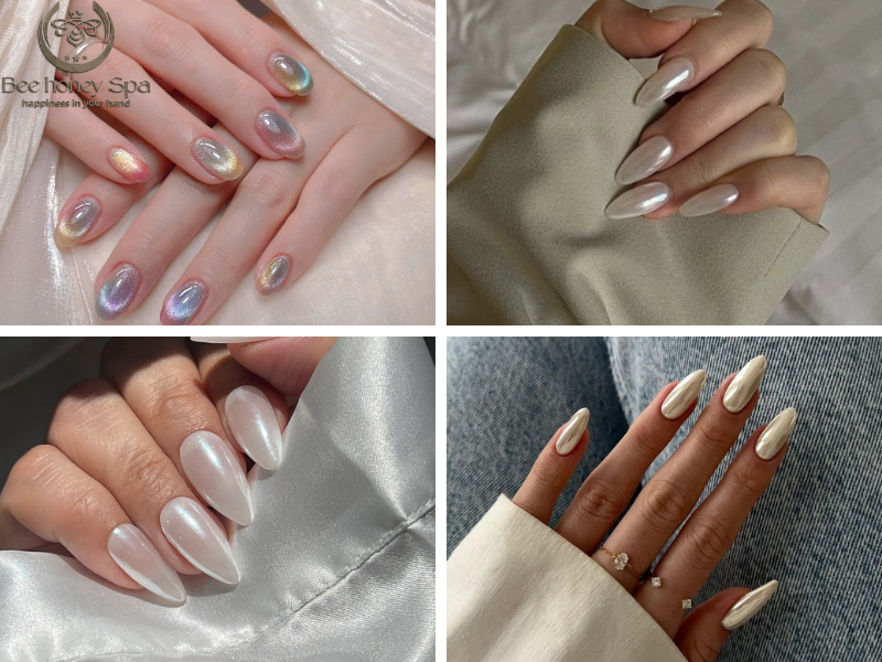 Top stunning mirror nail designs – the luxurious trend of 2025